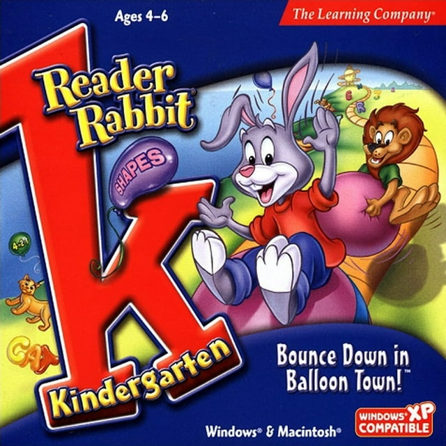 Reader Rabbit Kindergarten Bounce Down Balloon Town - Walmart.com