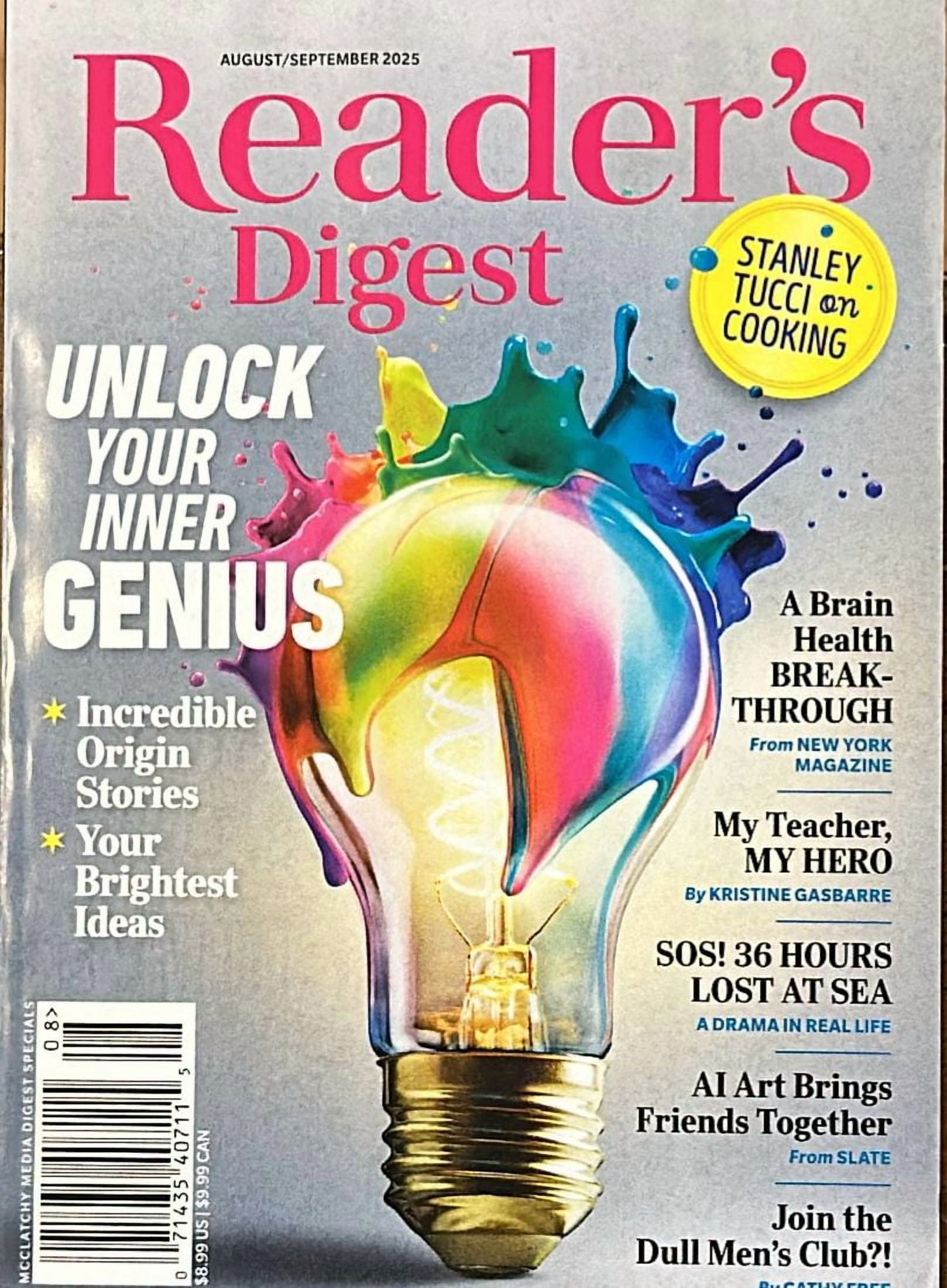 Reader’S Digest Magazine August September 2025 - Walmart.com
