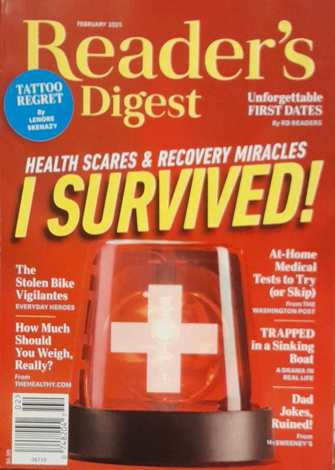 Reader'S Digest Magazine February 2025 - Walmart.com