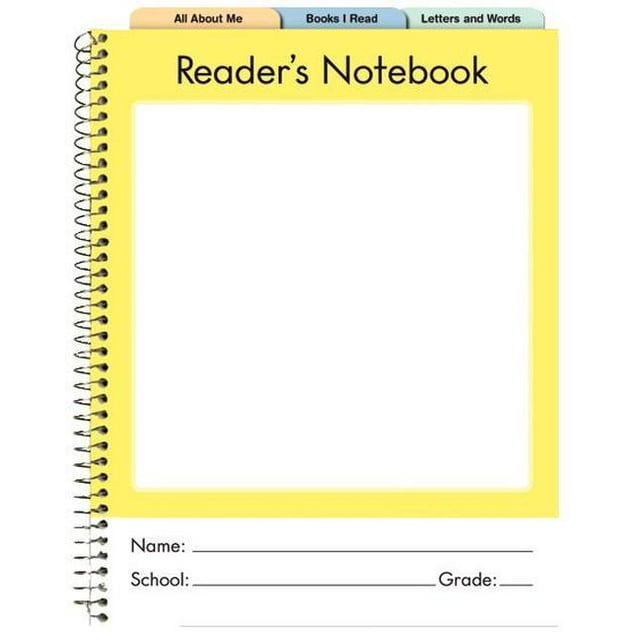 Reader's Notebook: Primary (K-2) (5 Pack) (Other) - Walmart Business ...