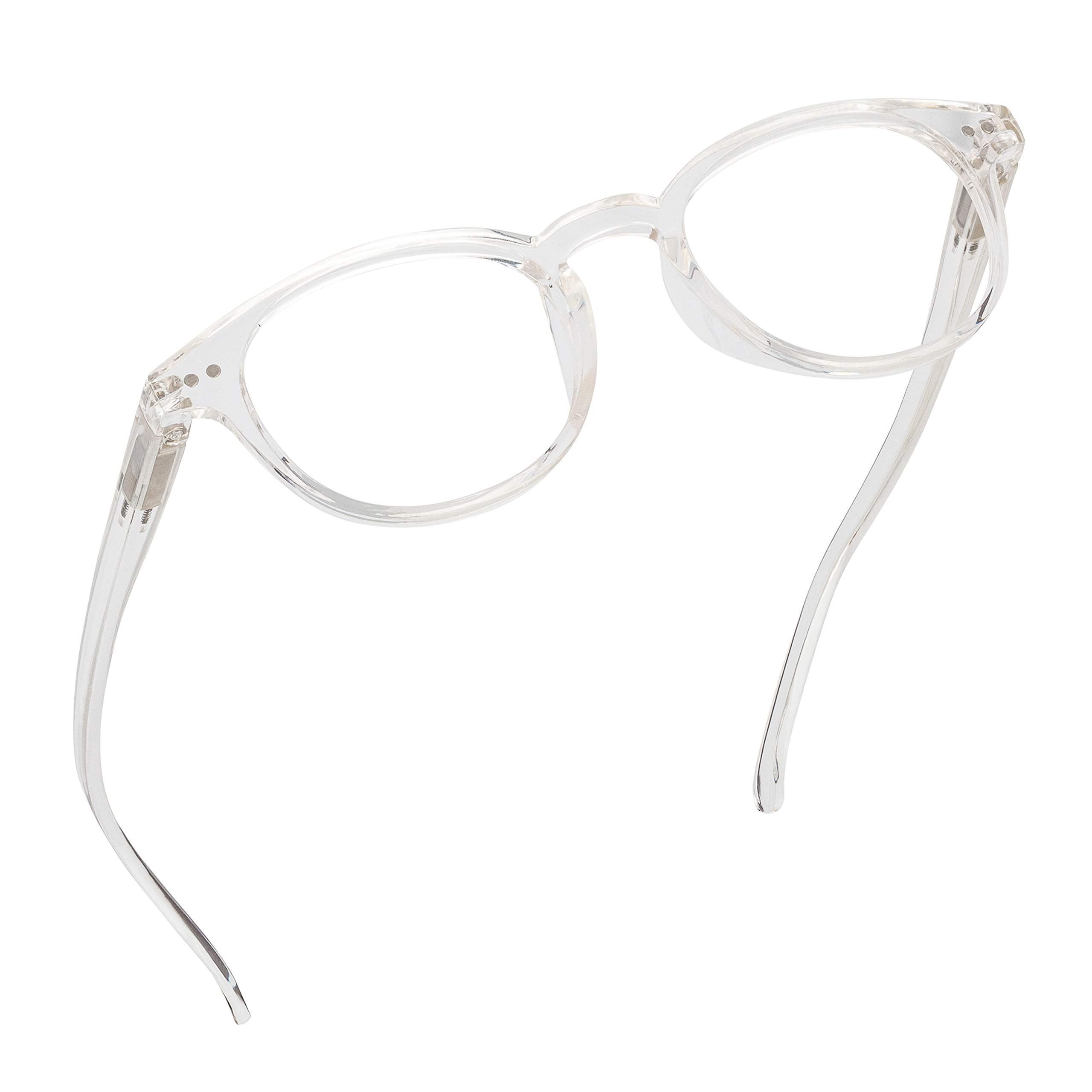 Readerest Blue Light Blocking Reading Glasses (Clear, 1.00 ...