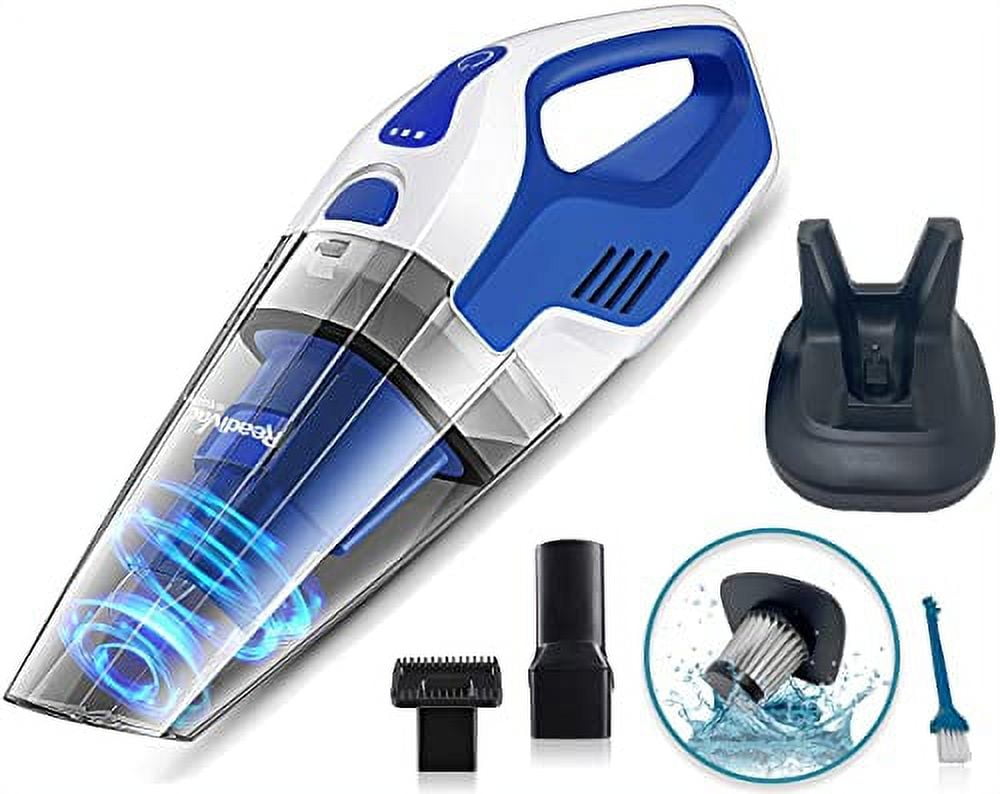 ReadiVac Storm Handheld Vacuum, Wet & Dry Hand Vacuum Cleaner, Powerful ...