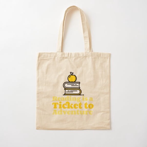 Reading Adventure Library Student Teacher Book Bookaholic Cotton Tote ...