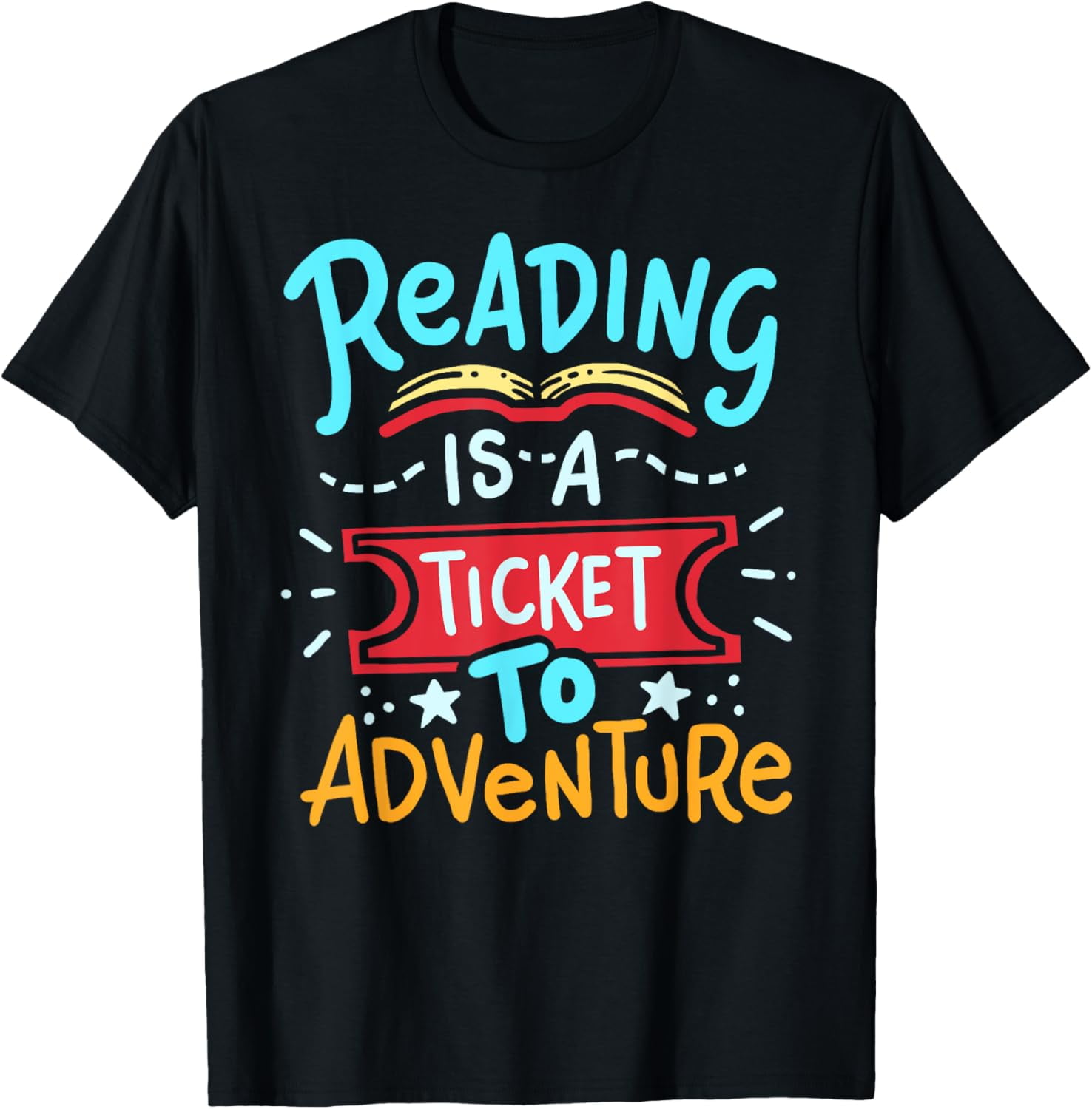 Reading Adventure Library Student Teacher Book T-Shirt - Walmart.com