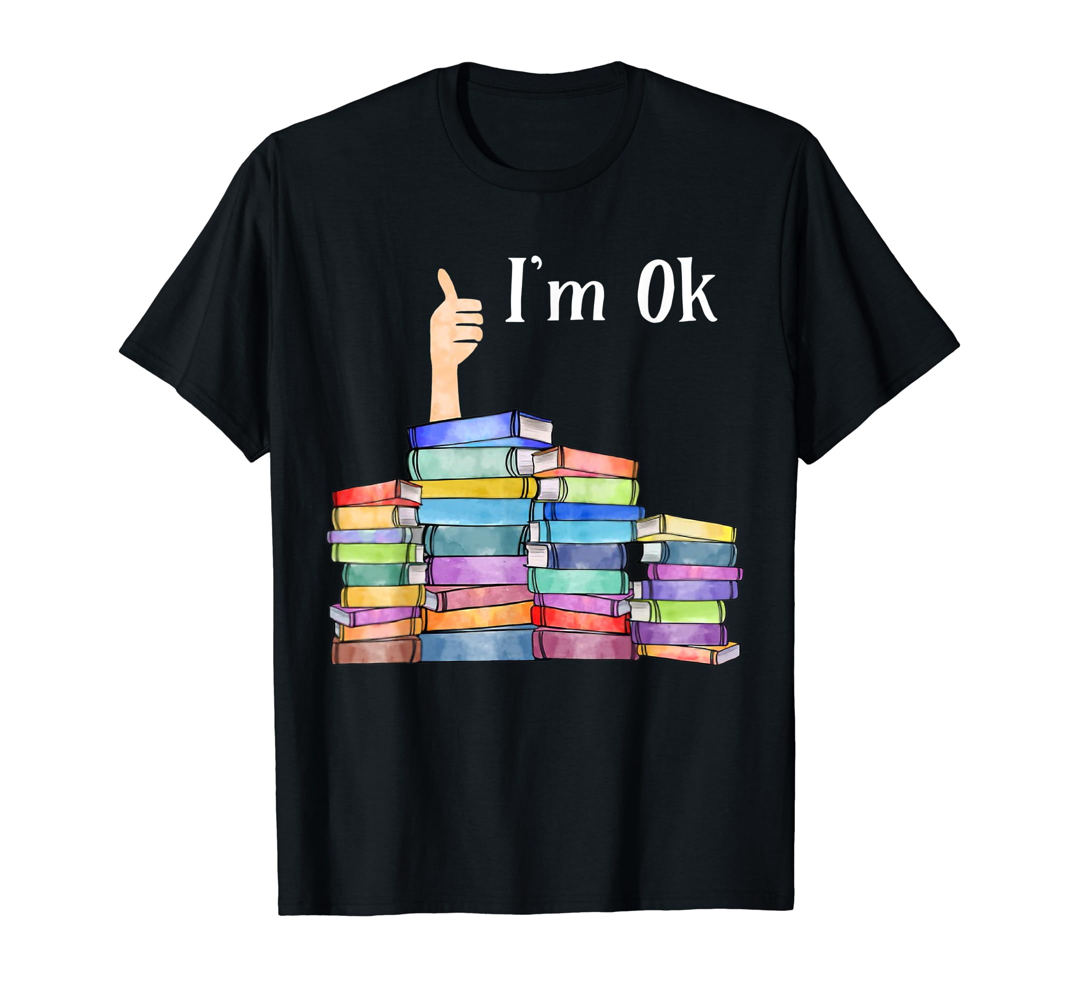 Reading Book Lovers I'm Ok National Book Lovers Day T-Shirt - Walmart.com