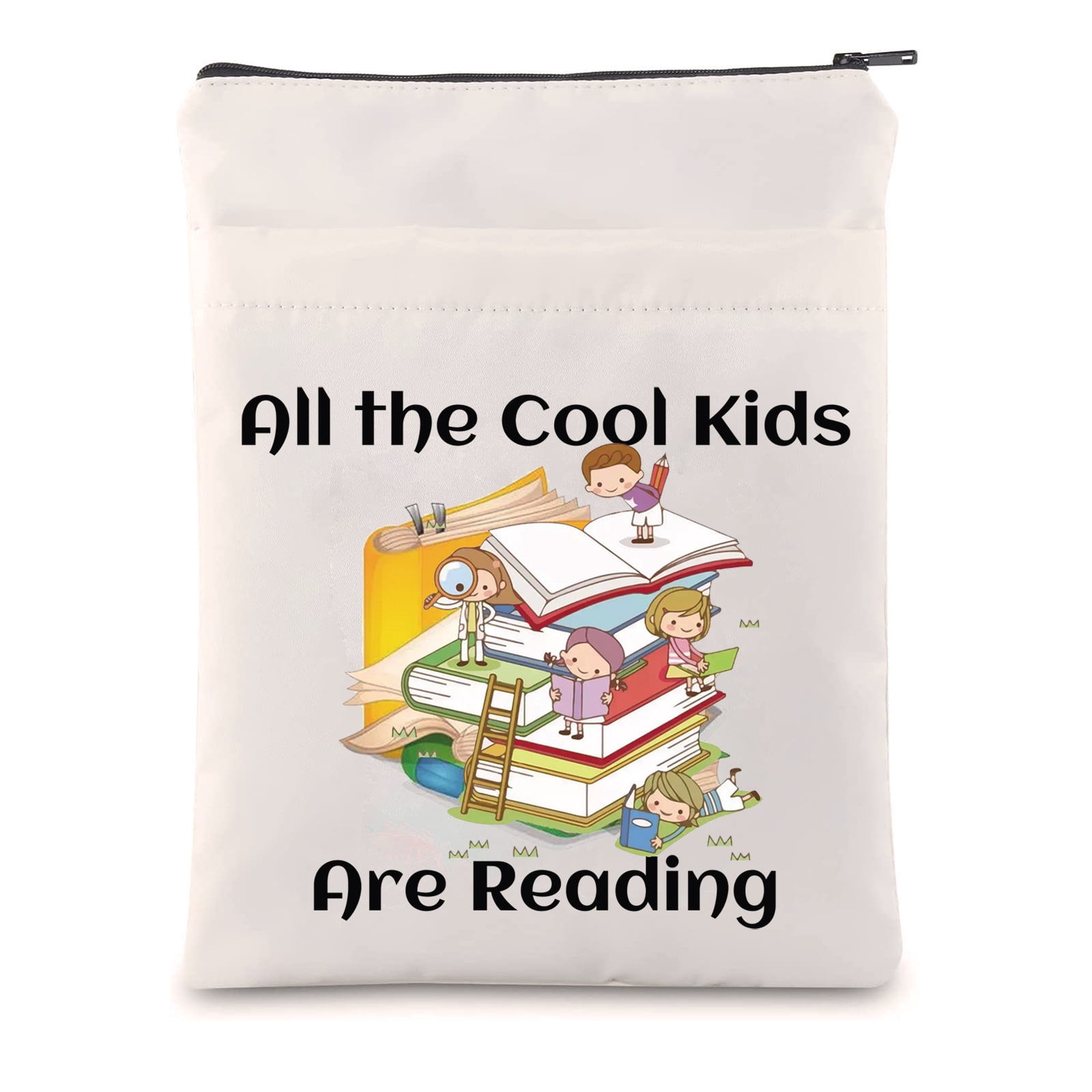 Reading Book Sleeve Reading Zipper Pouch Reading Book Lovers Gift Book ...