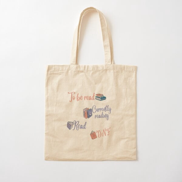 Reading Books Status Pack Cotton Tote Bag Canvas Tote Bag, Family Gift ...