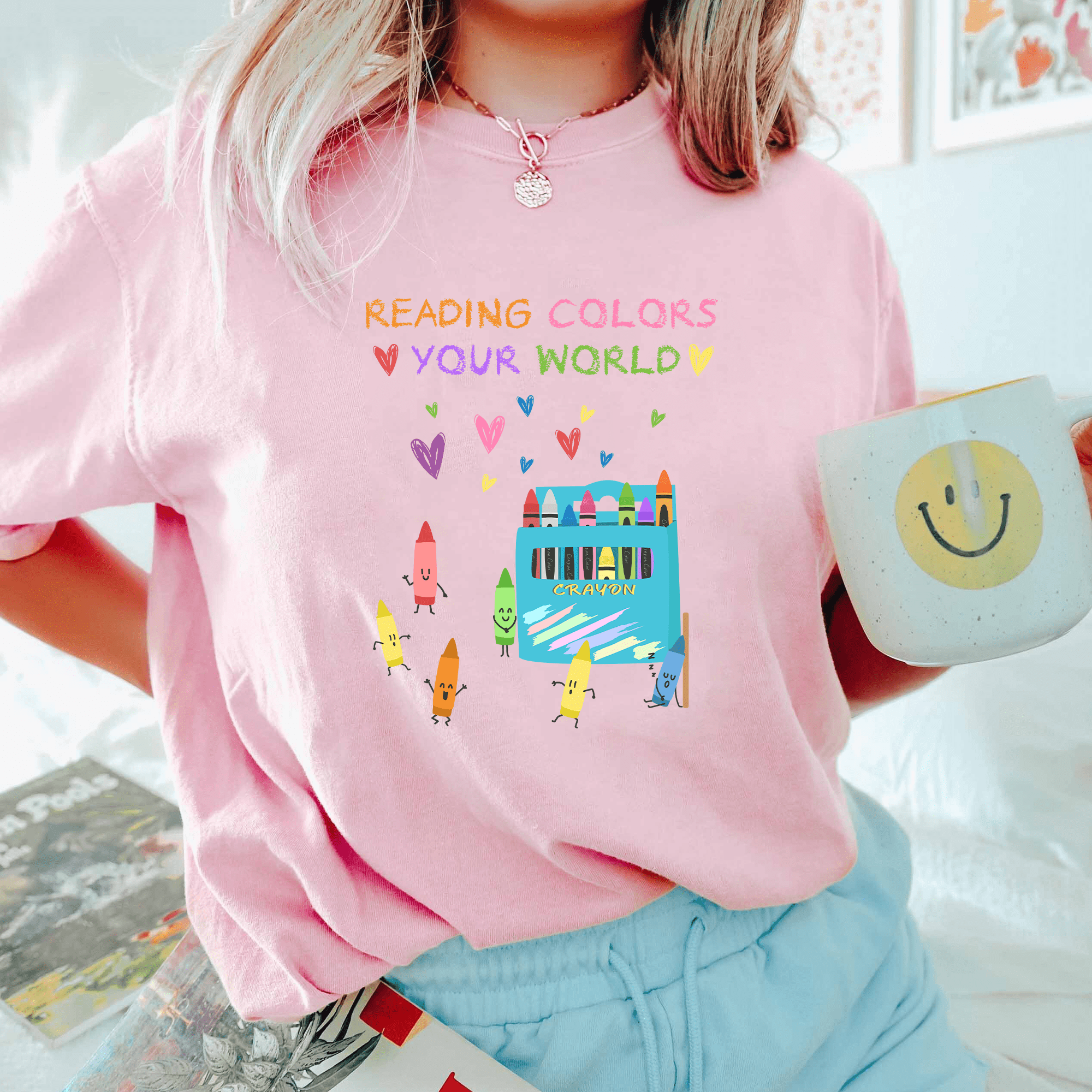 Reading Colors Your World Shirt - Walmart.com