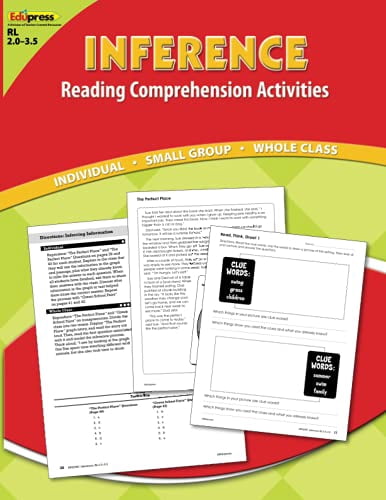 Pre-Owned Inference: Reading Comprehension Activities (Paperback ...