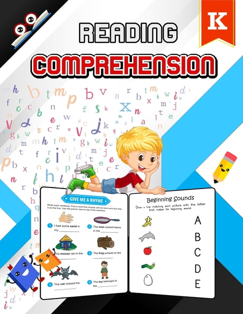Reading Comprehension Activity Workbook - Preschool & Kindergarten ...