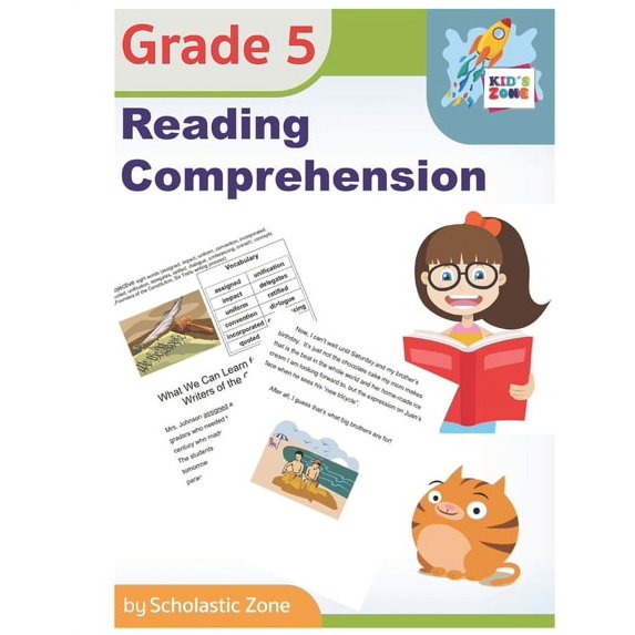 Reading Comprehension, Grade 5: Daily Reading Workbook for Classroom ...
