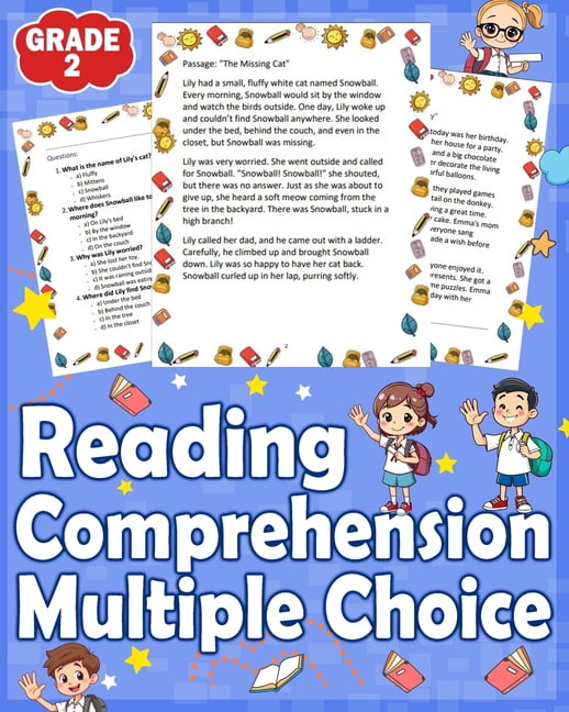 Reading Comprehension Multiple Choice Grade 2: Enhance 2nd grade ...