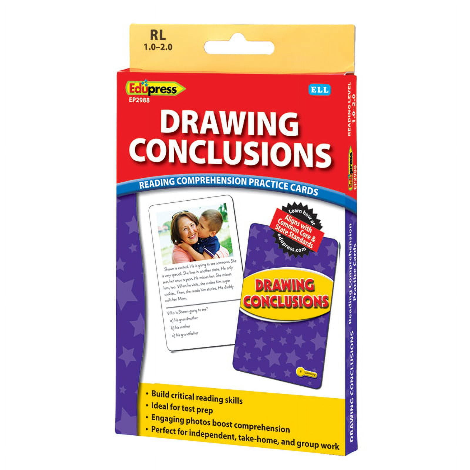 Reading Comprehension Practice Cards: Drawing Conclusions (Yellow Level ...