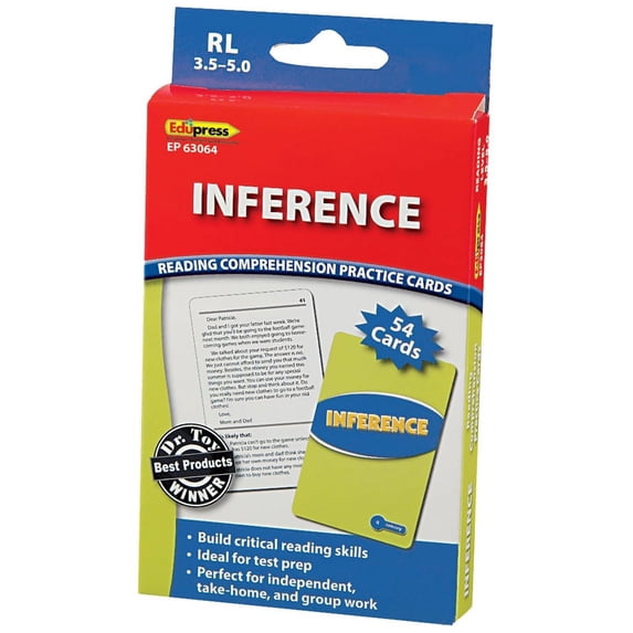 Reading Comprehension Practice Cards, Inference (RL 3.5-5.0) | Bundle ...
