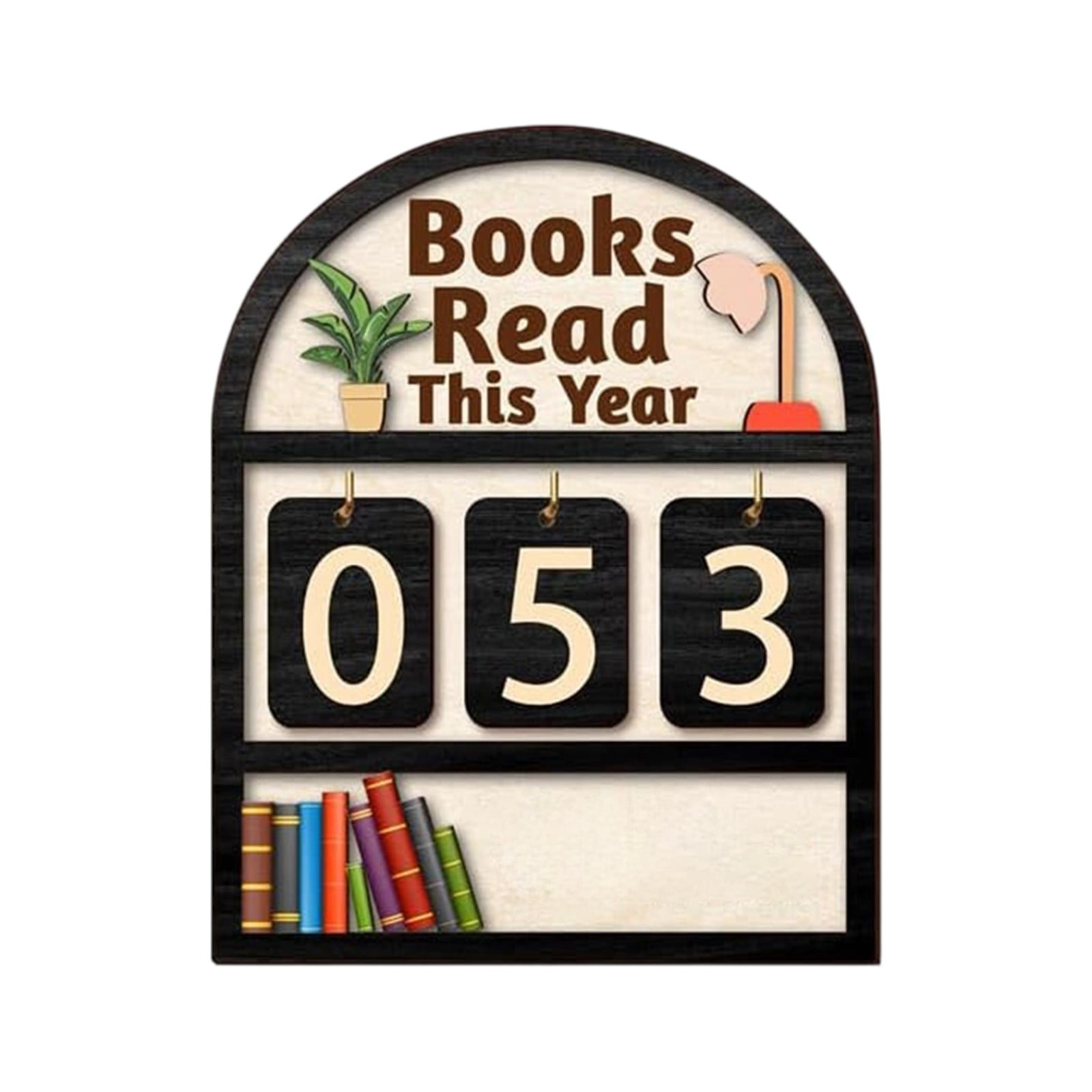 Reading Count Reading Tracker,Personalized Books Read This Year Counter ...