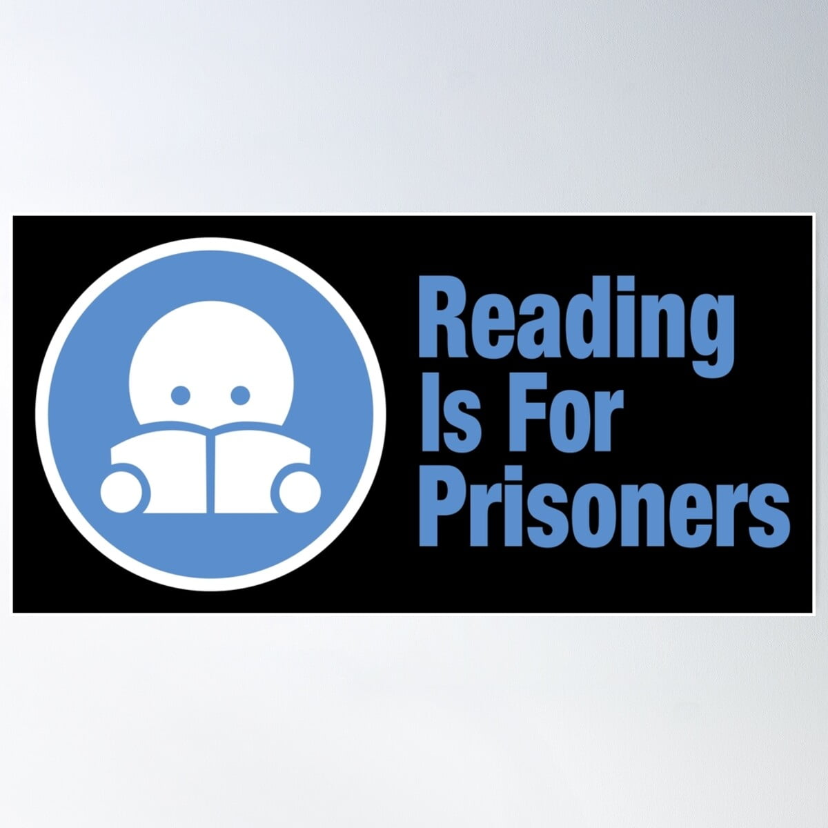 Reading For Prisoners Poster Wall Art, Modern Wall Decor For Living ...