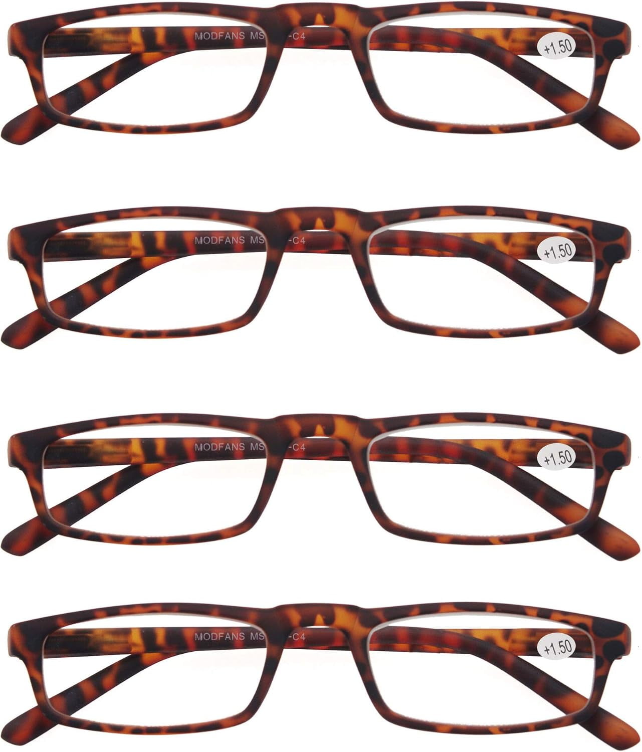 Reading Glasses Demi +2.75-4 Pairs Fashion Readers Narrow Frame Spring ...