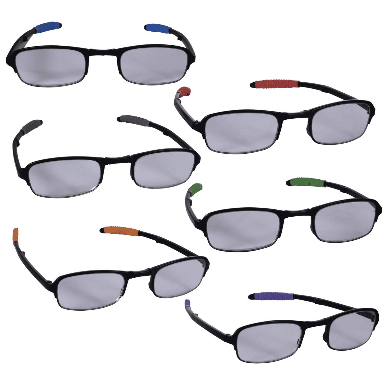 Reading Glasses - Folding Colored Reading Glasses with +1.75 Diopters ...