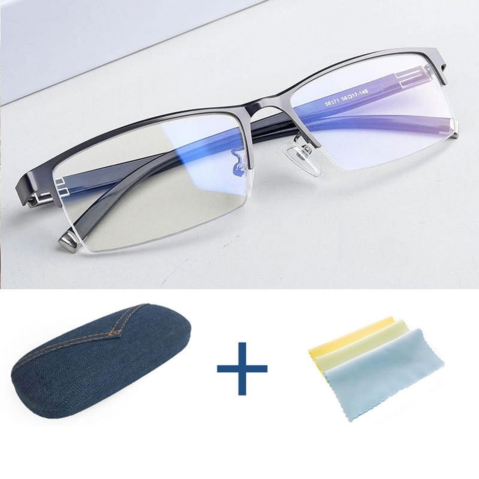Reading Glasses Half Frame Rectangle Pure Color，Available from 1.0 to 4 ...