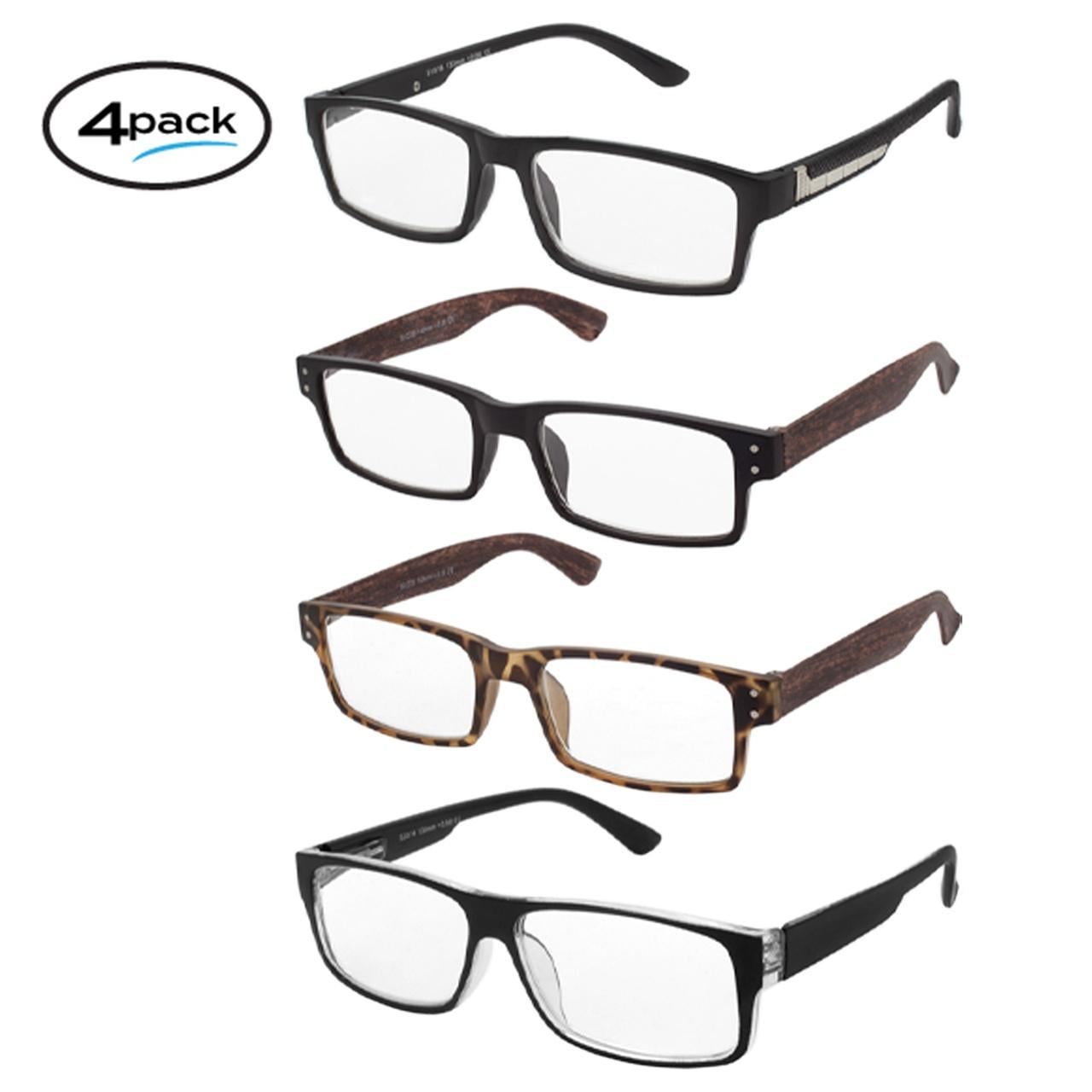 Reading Glasses Mens Adult Readers Classic Eyeglasses Assorted Eyewear ...