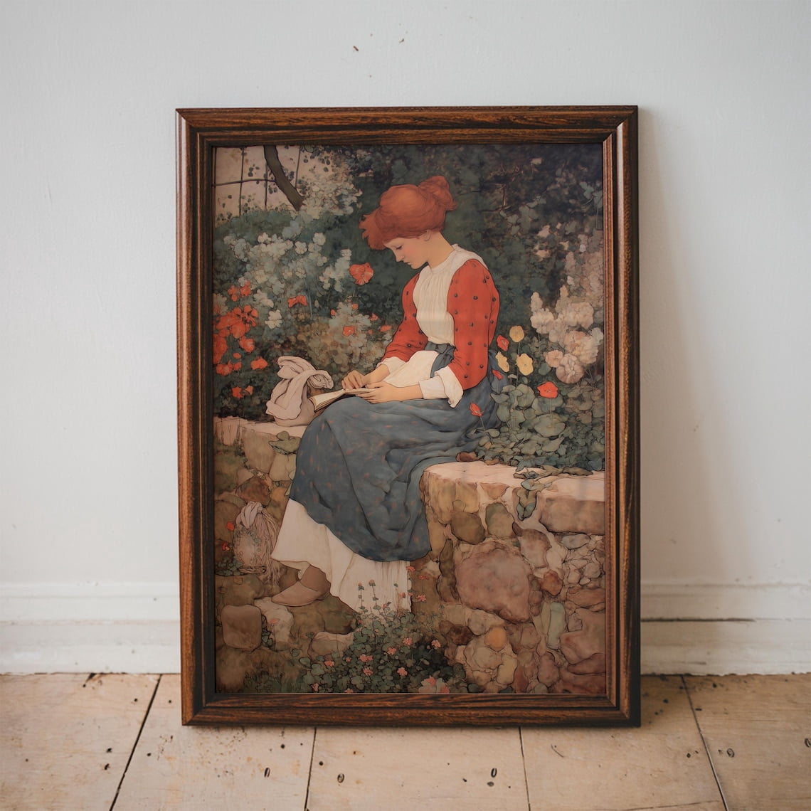 Reading In The Garden Lover Gifs Book Flowers s Cozy Bedroom Decor ...