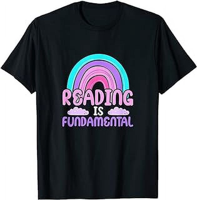 Reading Is Fundamental Book Reader Bookworm Librarian T-Shirt - Walmart.com