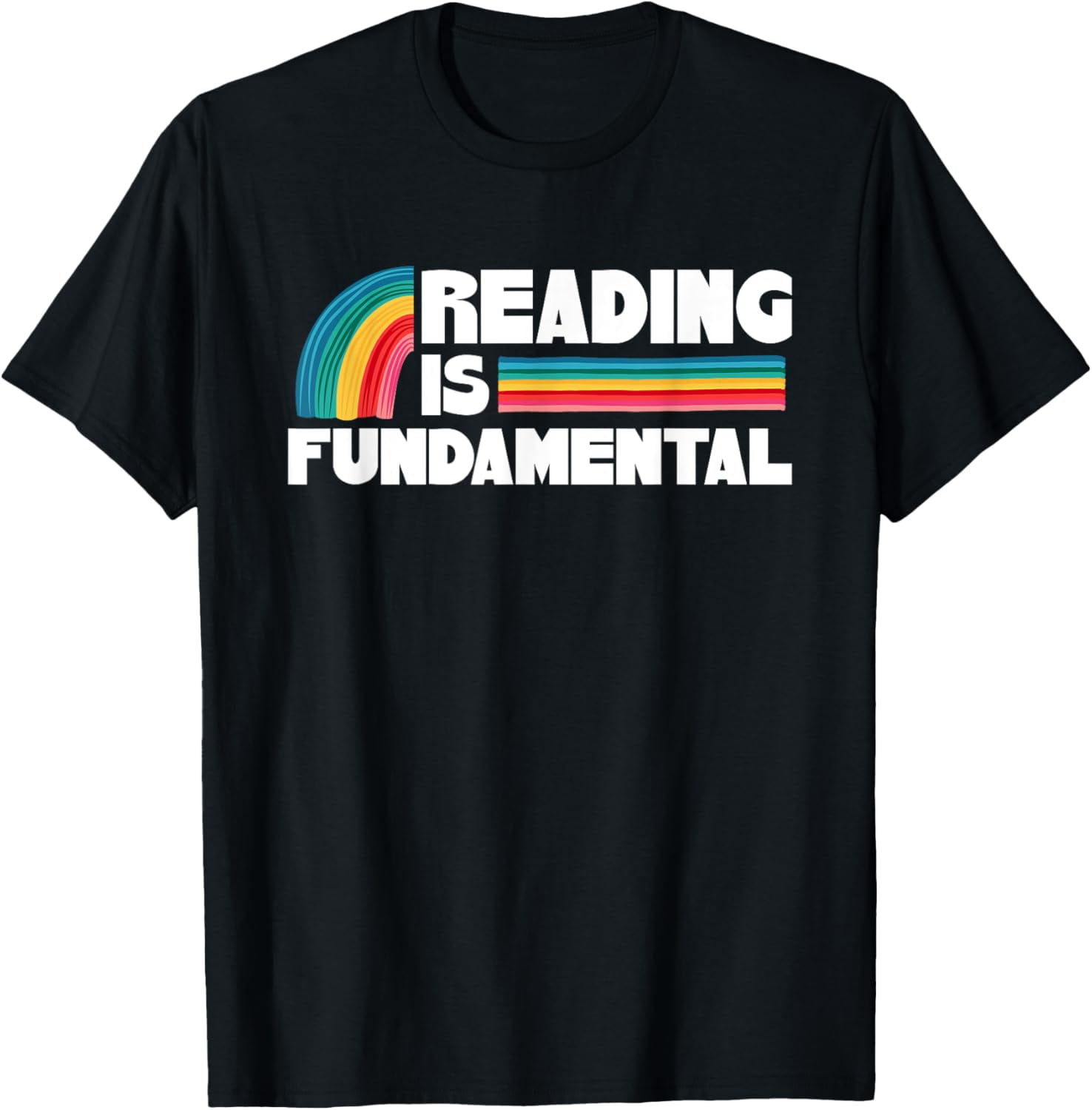 Reading Is Fundamental for Teacher Bookworm Reader Men Women T-Shirt ...