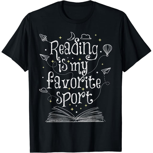 Reading Is My Favorite Sport For Reading Book Lovers T-Shirt - Walmart.com