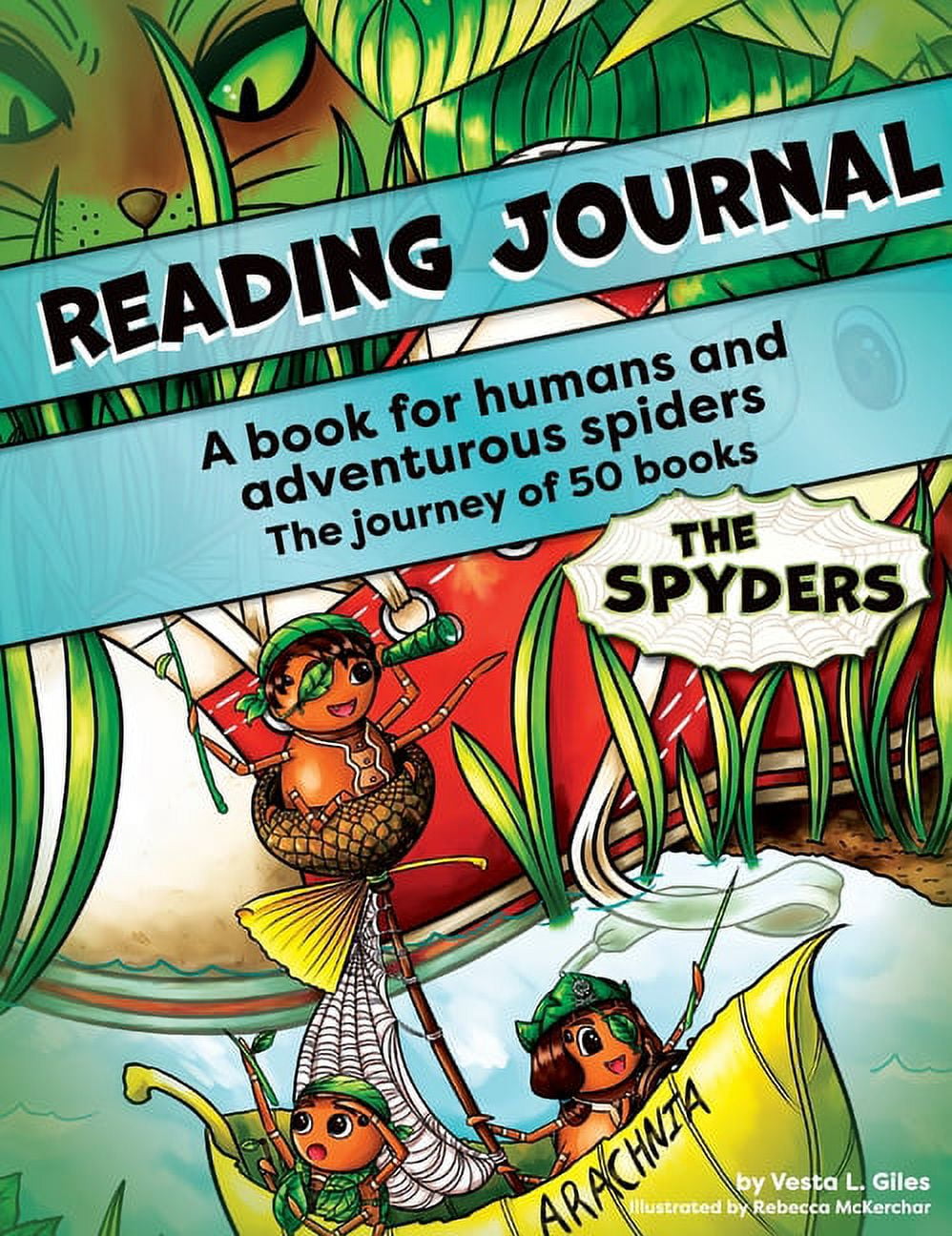 Reading Journal: A book for humans and adventurous spiders (Hardcover ...