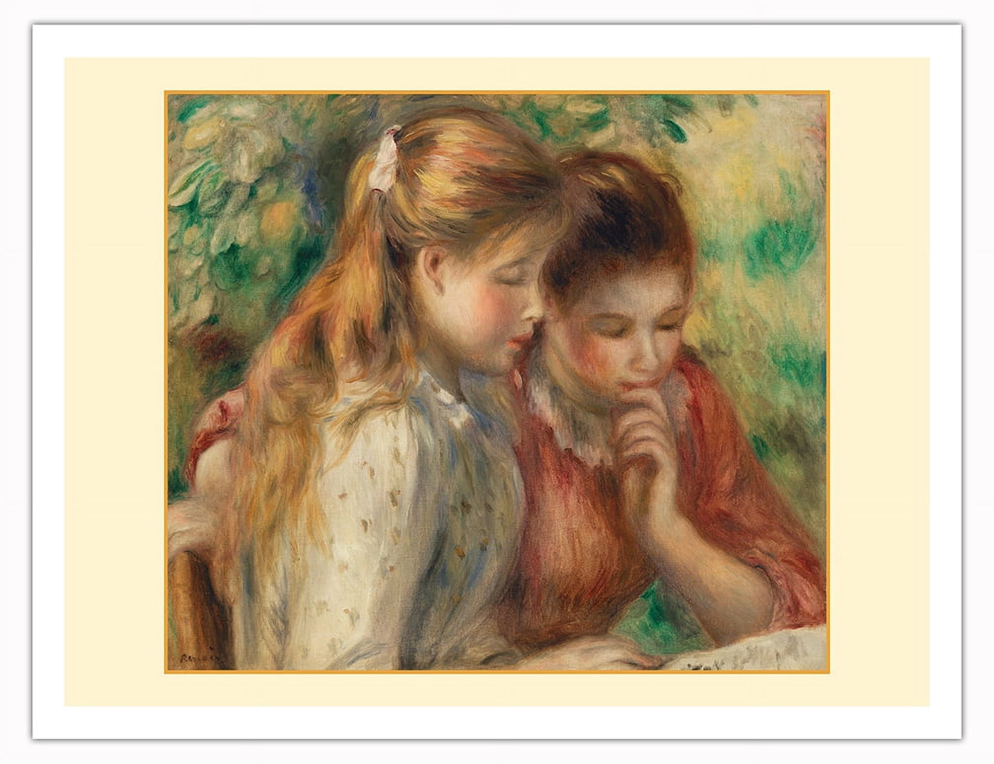 Reading (La Lecture) - From an Original Color Painting by Pierre ...