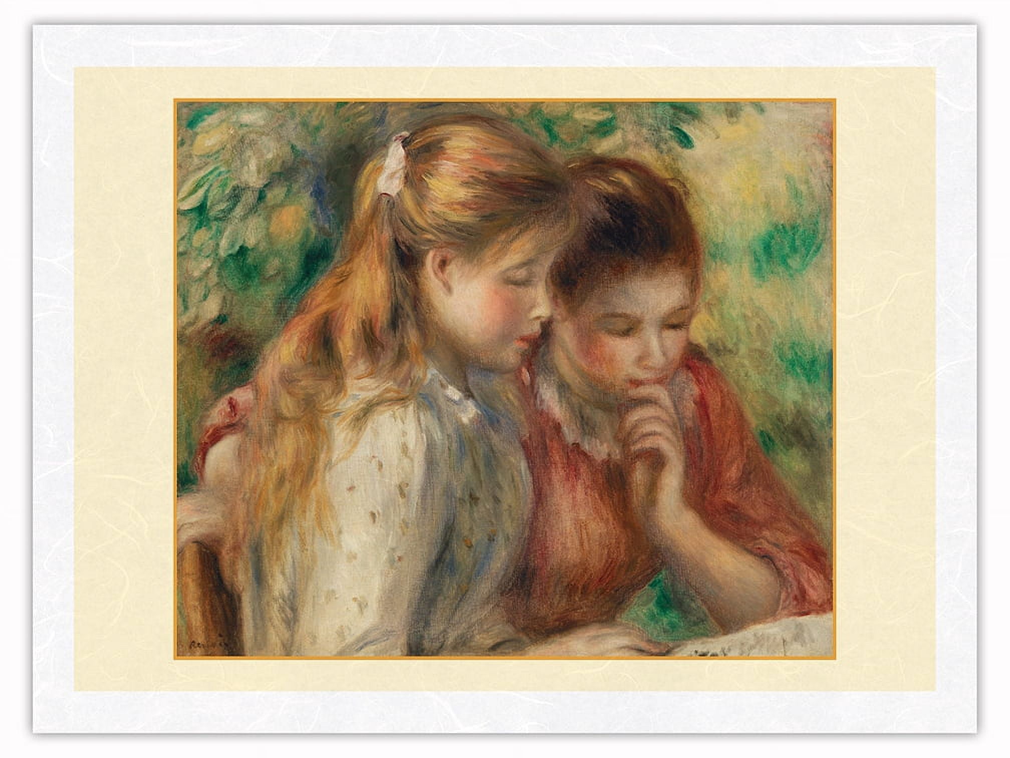 Reading (La Lecture) - From an Original Color Painting by Pierre ...