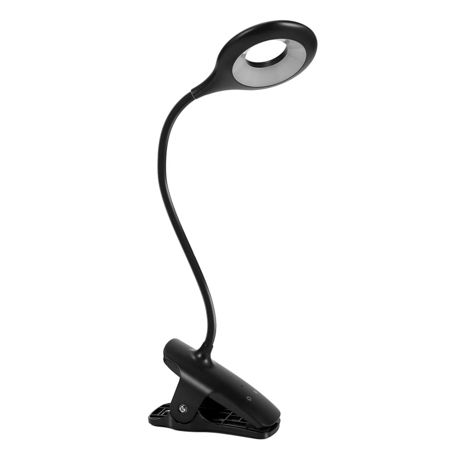 Reading Lamp Bed Clamp Light,with 5 Colour Temperature, Touch-Control ...