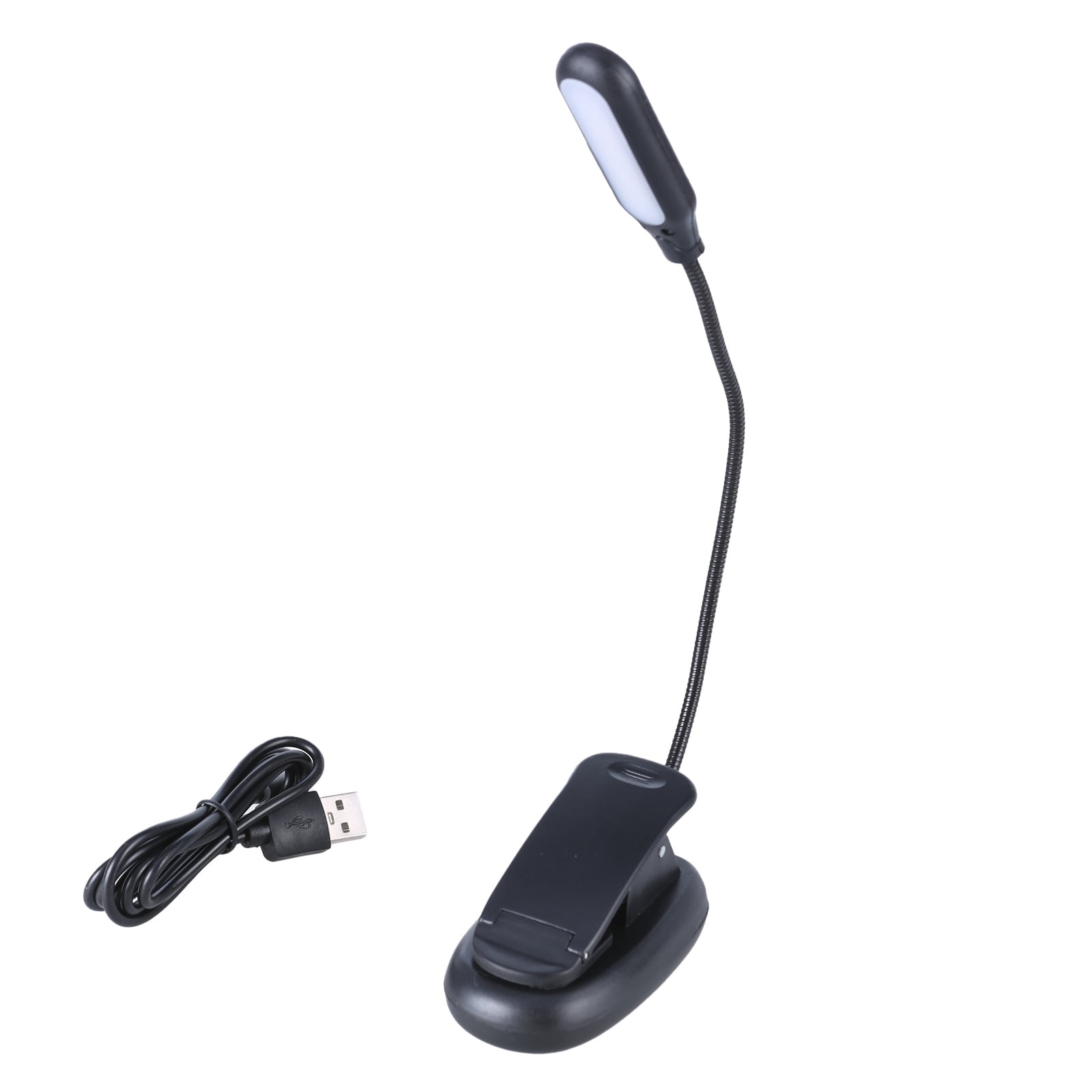 Reading Light Study Lamp 5 LED Clip Desk Light with USB Charging Energy ...