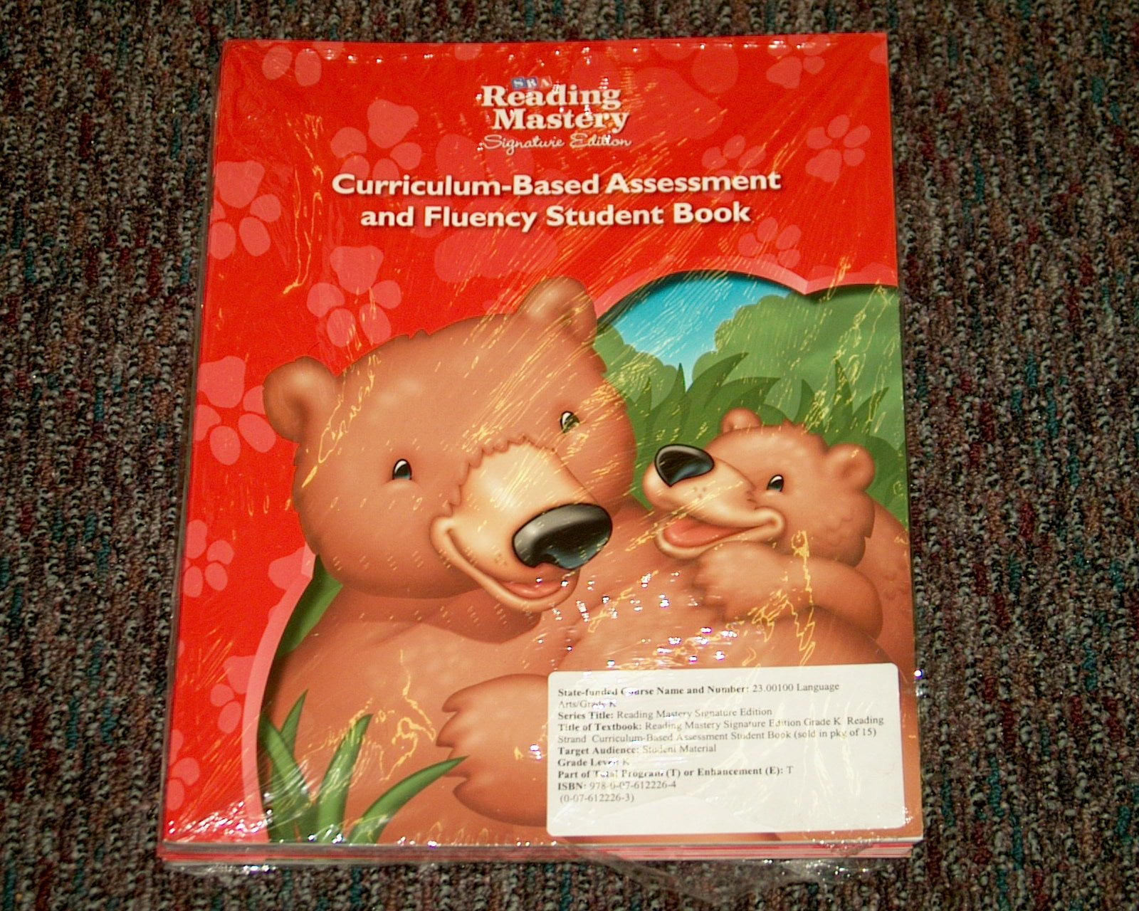 Reading Mastery Reading/Literature Strand Grade K, Assessment & Fluency ...