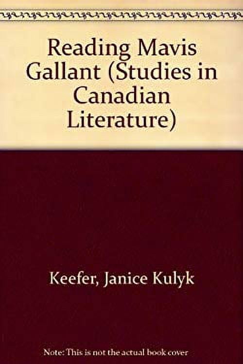 Pre-Owned Reading Mavis Gallant 9780195406870 Used - Walmart.com