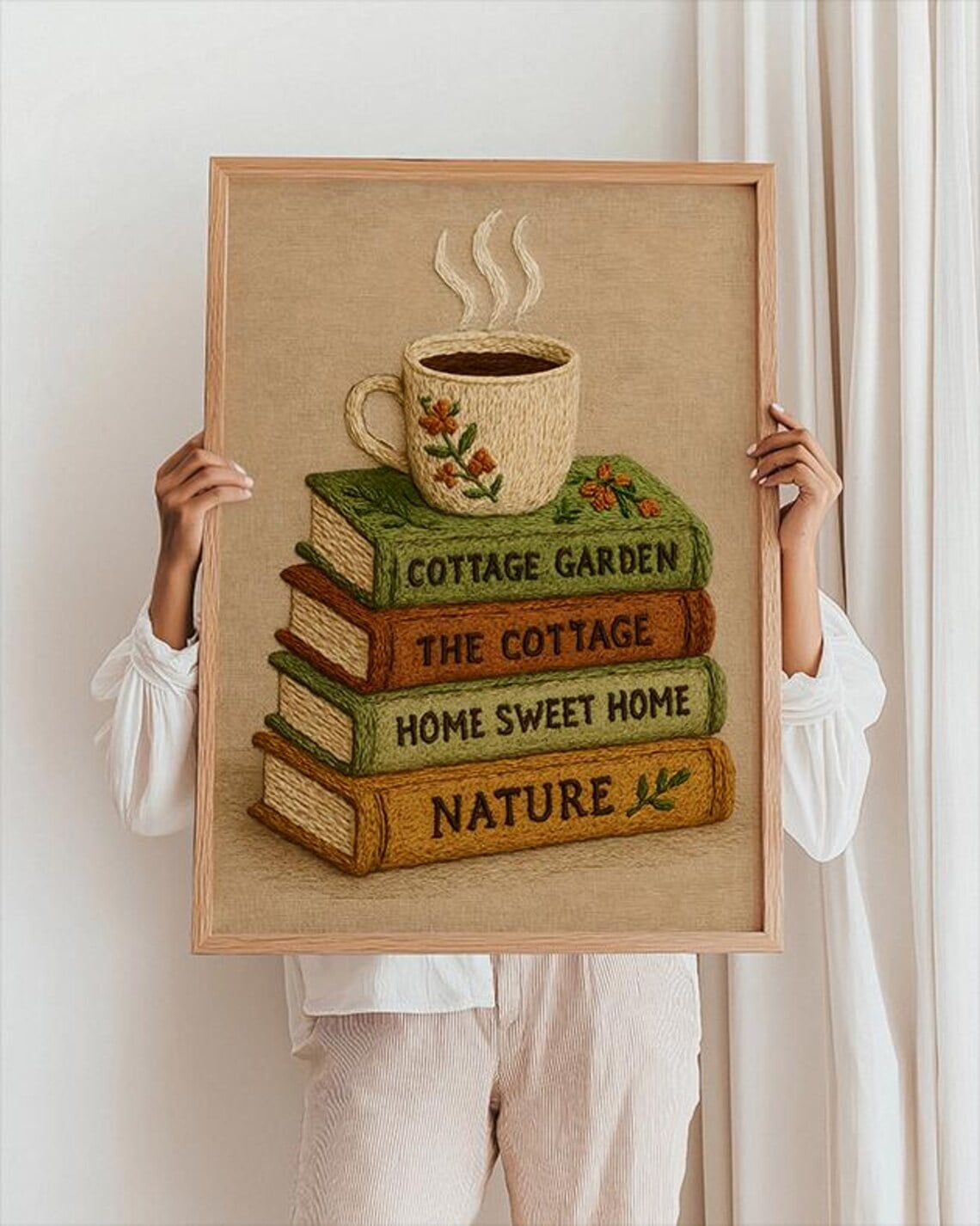 Reading Nook Poster: Cottagecore Reading Wall Art, Coffee Poster ...