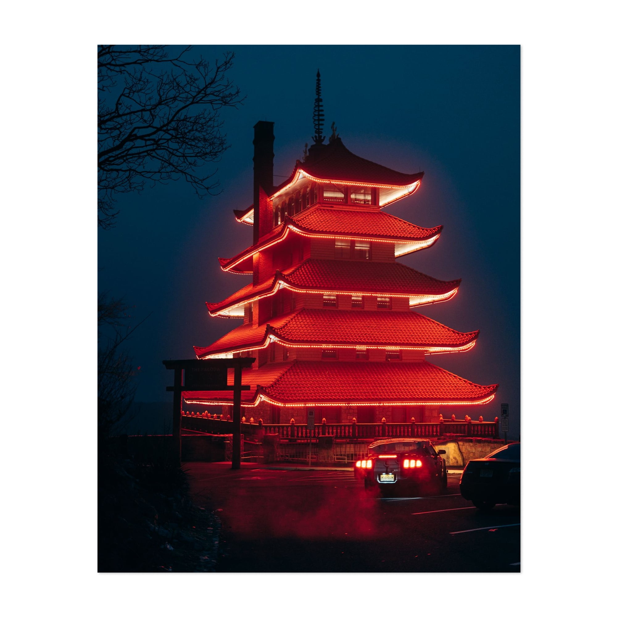 Reading Pagoda 02 - Reading Pennsylvania Photography Unframed Wall Art ...
