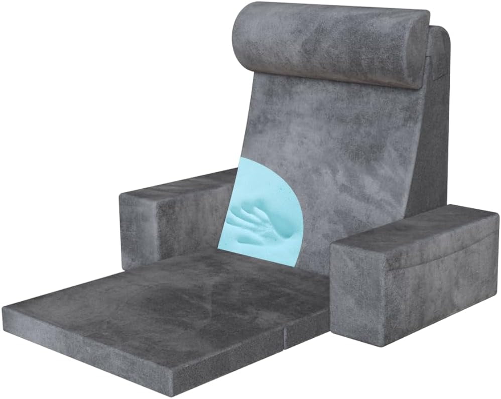 Reading Pillow ,Back-reast Pillow with seat cushion,for Bed/Floor ...
