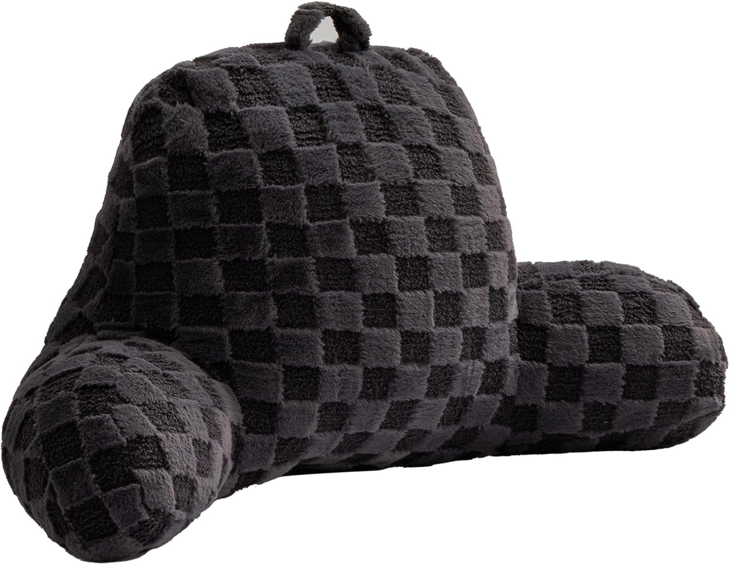 Reading Pillow Checkered Bed Rest Wedge Backrest Checkerboard Pillow ...