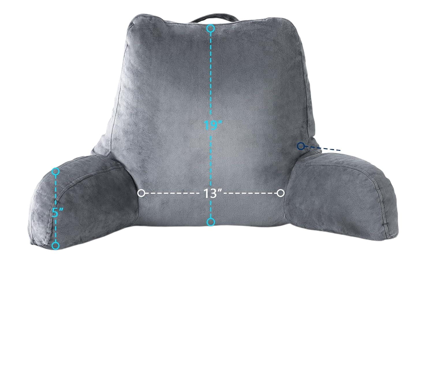 Reading Pillow - College Dorm Bed Sitting Back Pillow, Bed Chair with ...