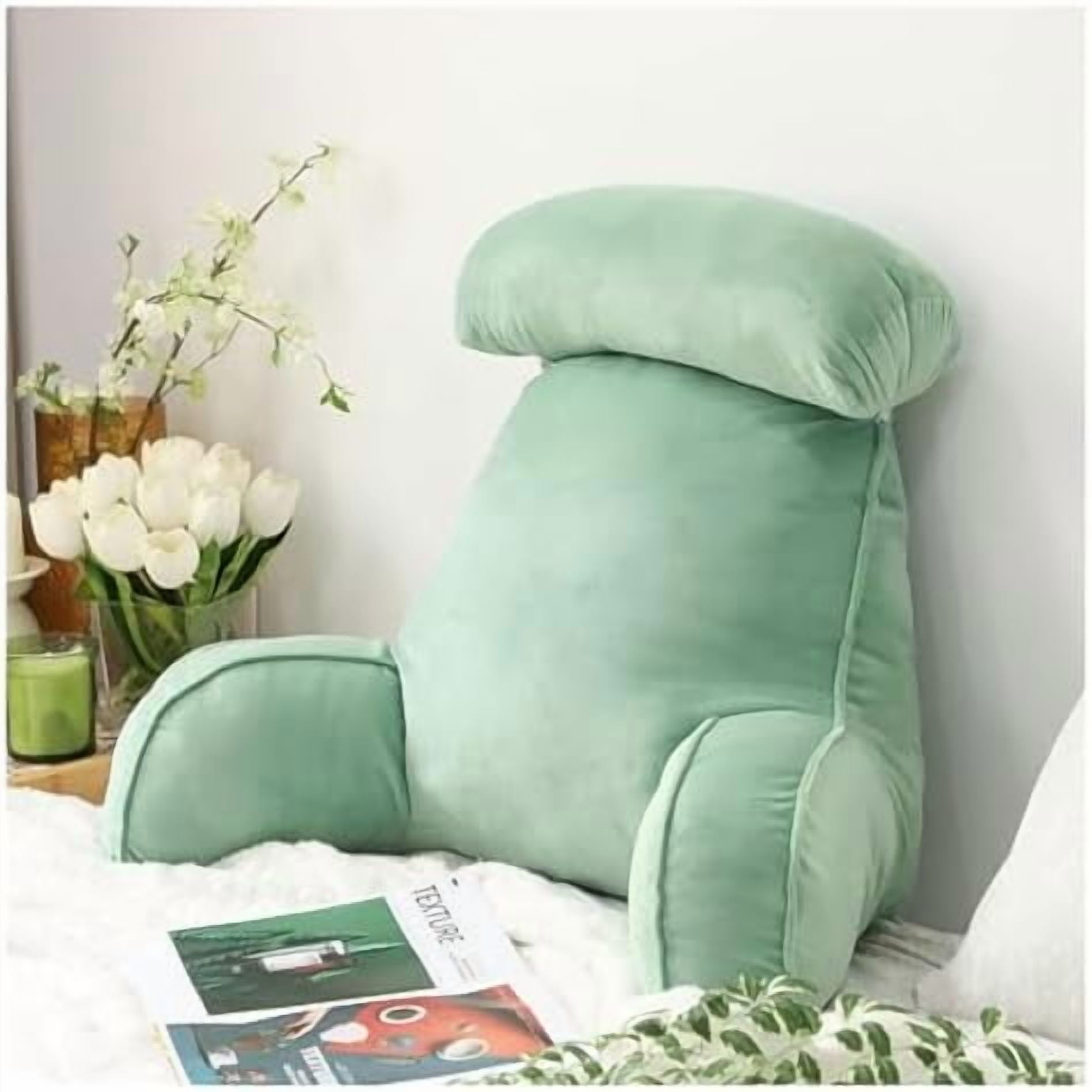 Reading Pillow Design Ergonomic,Back Rest Lumbar Support Arm Seat ...