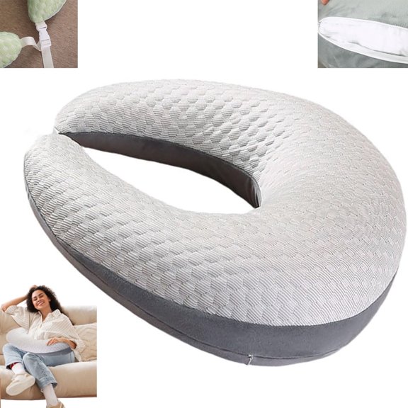 INFANZIA Armrest Reading Pillow for Lap with Adjustable Height, Support ...