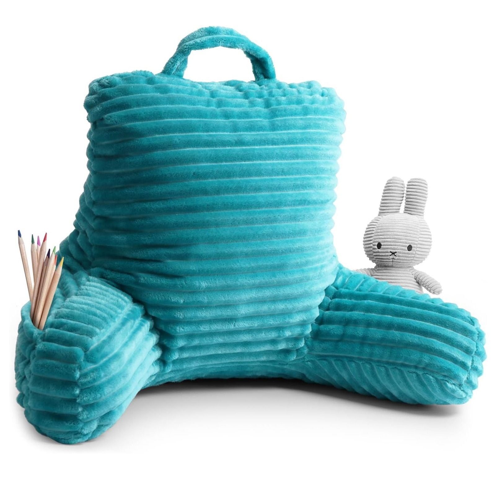 Reading Pillow for Kids – Back Pillow for Sitting in Bed, Plush Bed ...