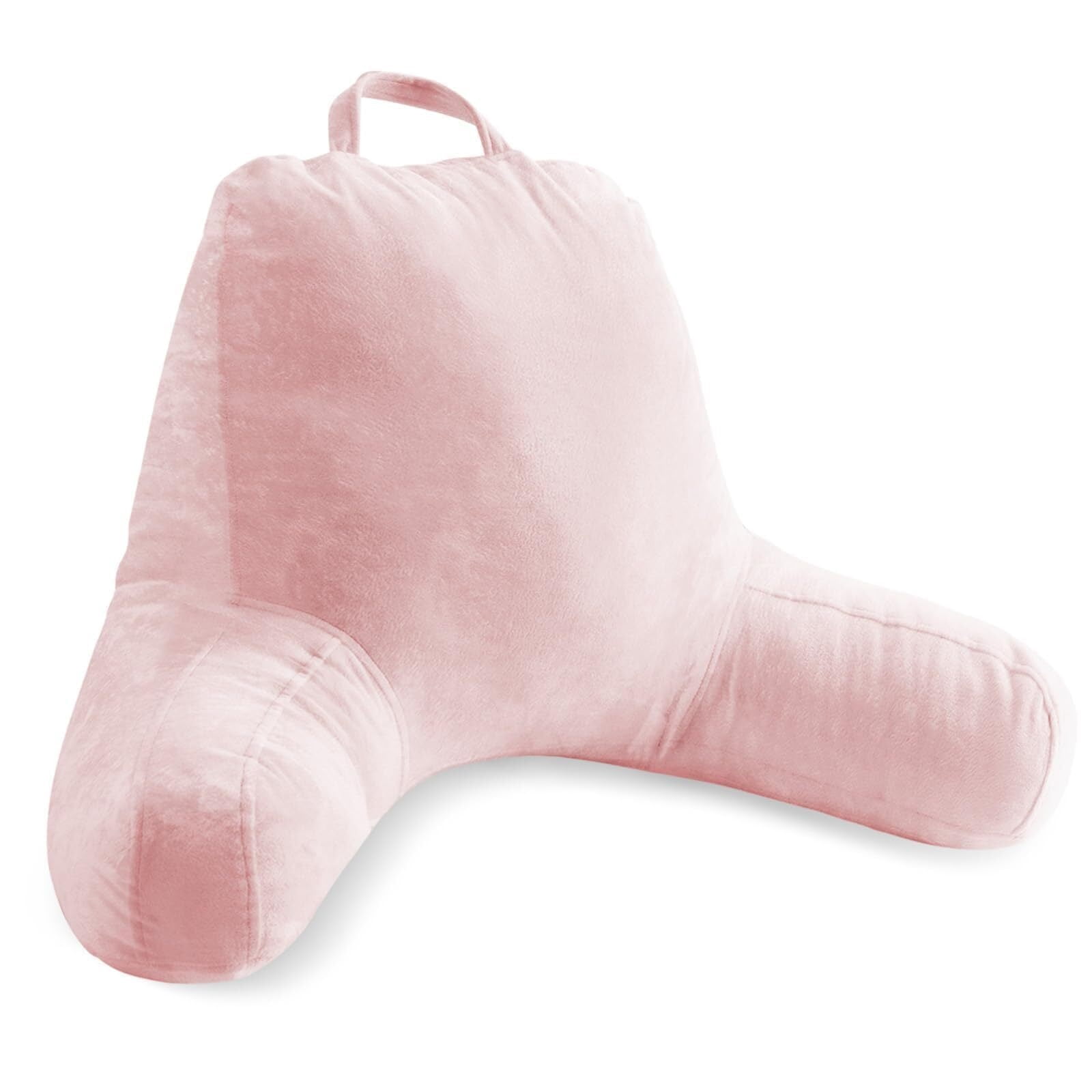 Reading Pillow for Sitting in Bed Adult, Velvet Back Pillow for Bed ...