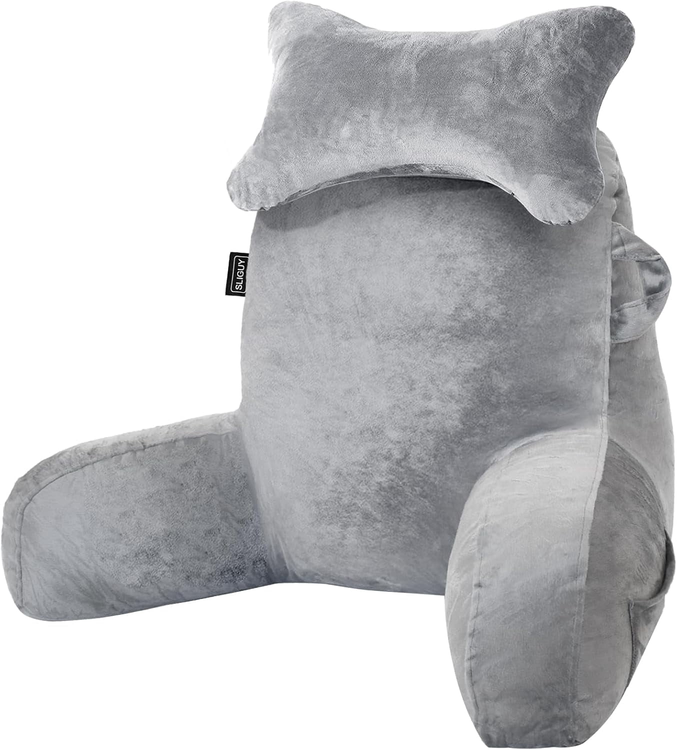 Reading Pillow for Sitting in Bed Couch Adult, Back Pillow with arm ...