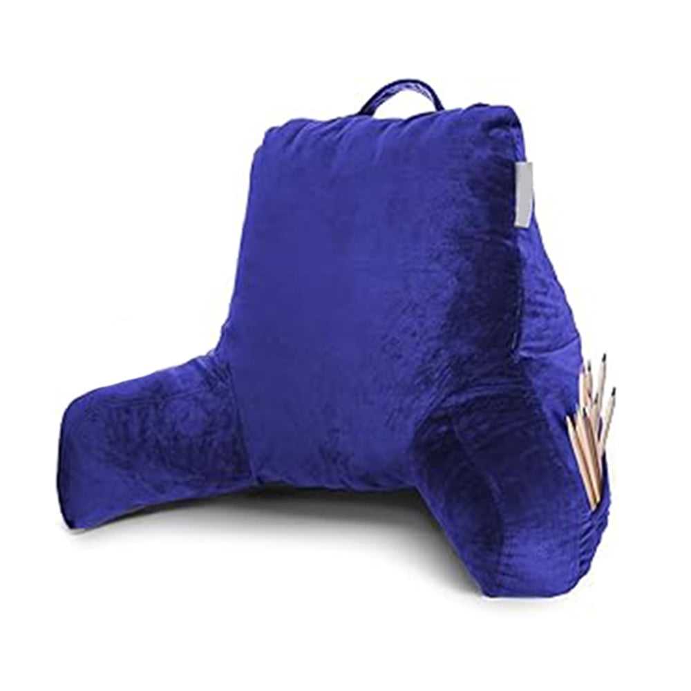 Reading Pillow, Standard Back Pillow for Sitting Up in Bed, Memory Foam ...