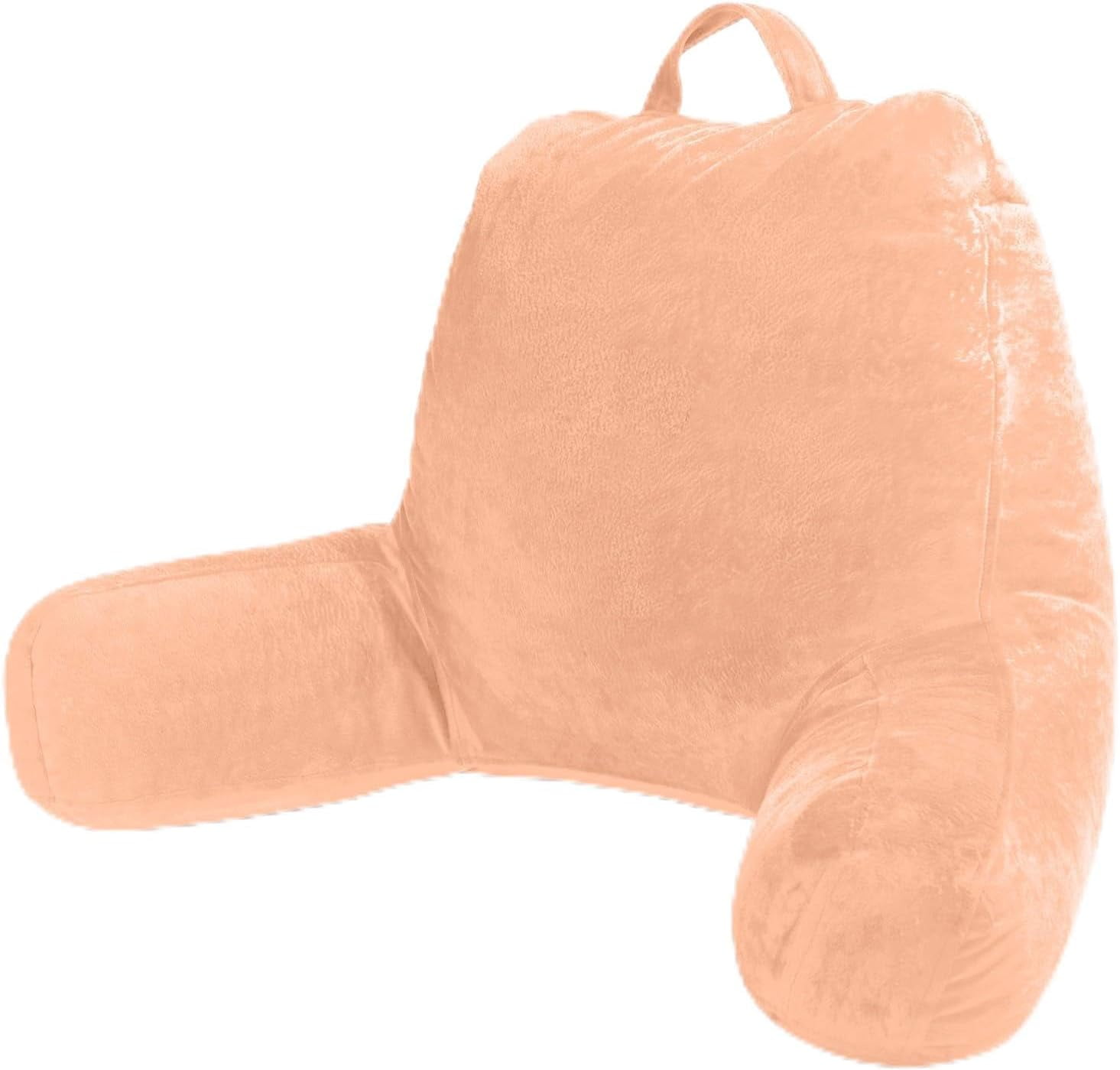 Reading Pillow, Velvet Back Pillow for Bed Sitting Up, Adult Back-Rest ...