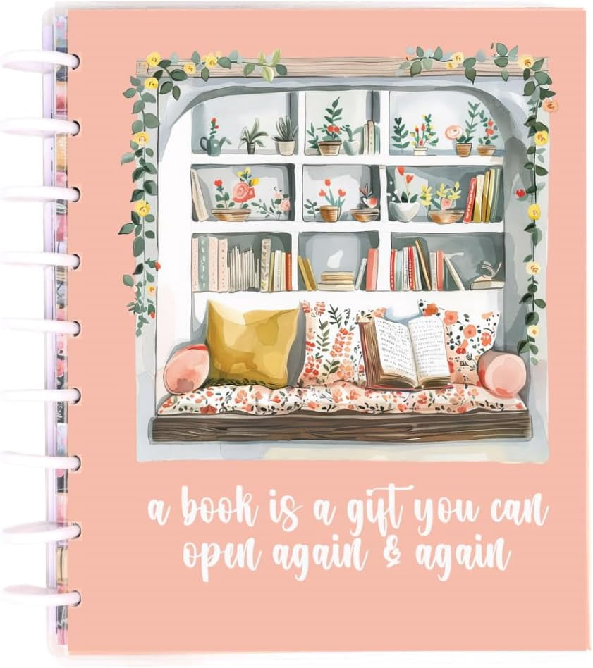 Reading Planner, Undated 12-Month Book with Monthly Overview, Book Club ...