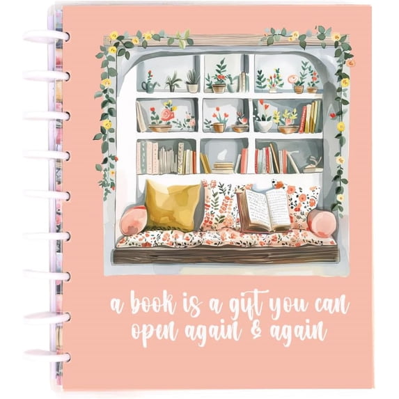 Reading Planner, Undated 12-Month Book with Monthly Overview, Book Club ...