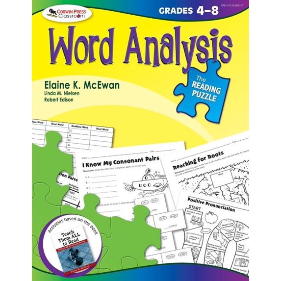 Reading Puzzle The Reading Puzzle: Word Analysis, Grades 4-8 ...